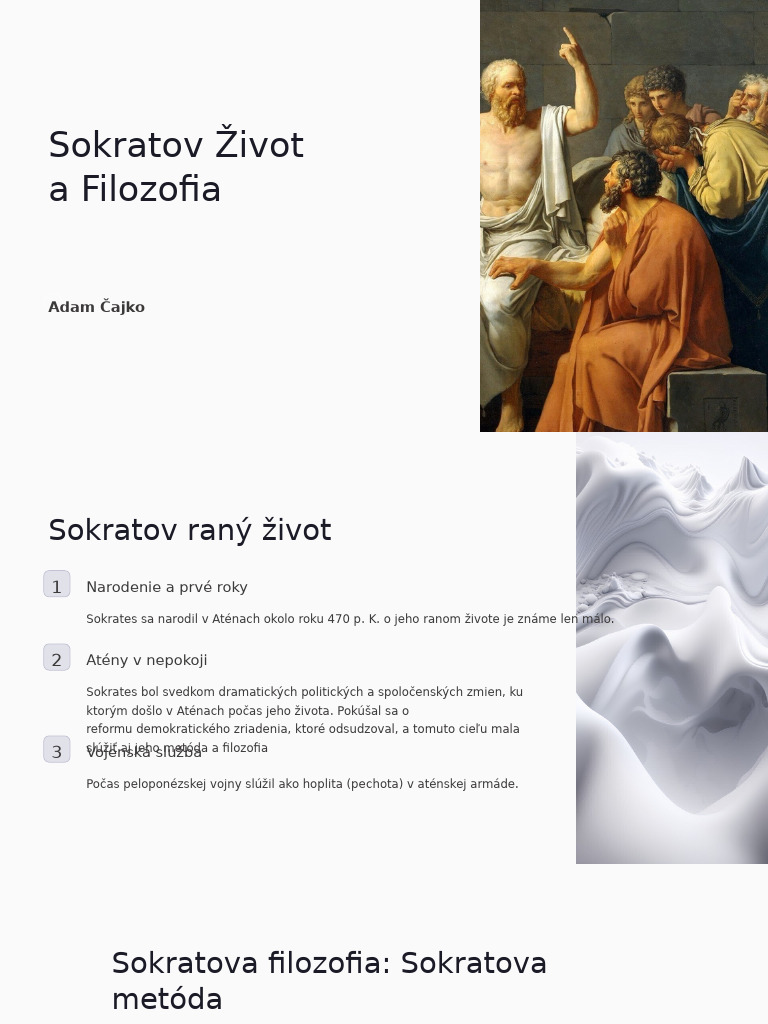 Sokratov Zivot A Filozofia | PDF