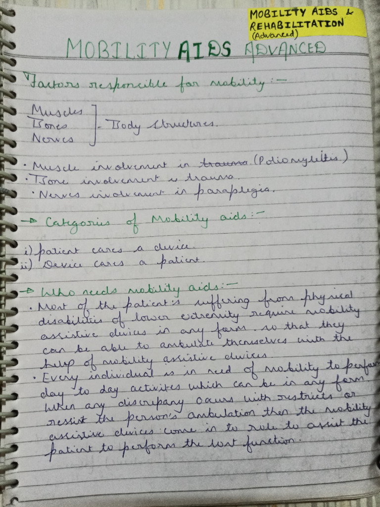 Mobility Advance Pandian Sir (Starting) | PDF