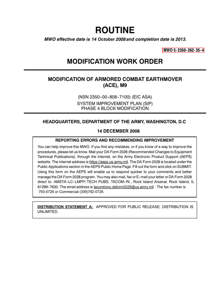 Mwo 5 2350 262 35 4 | PDF | Pump | Screw