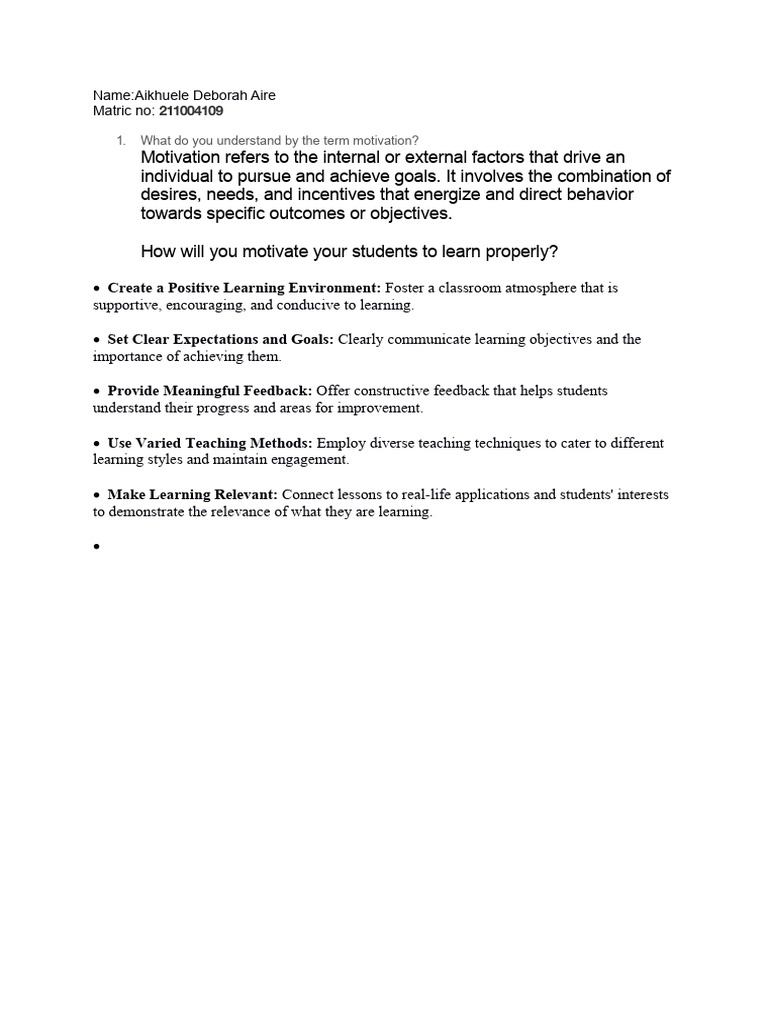 Fed 212 Assignment Fa | PDF