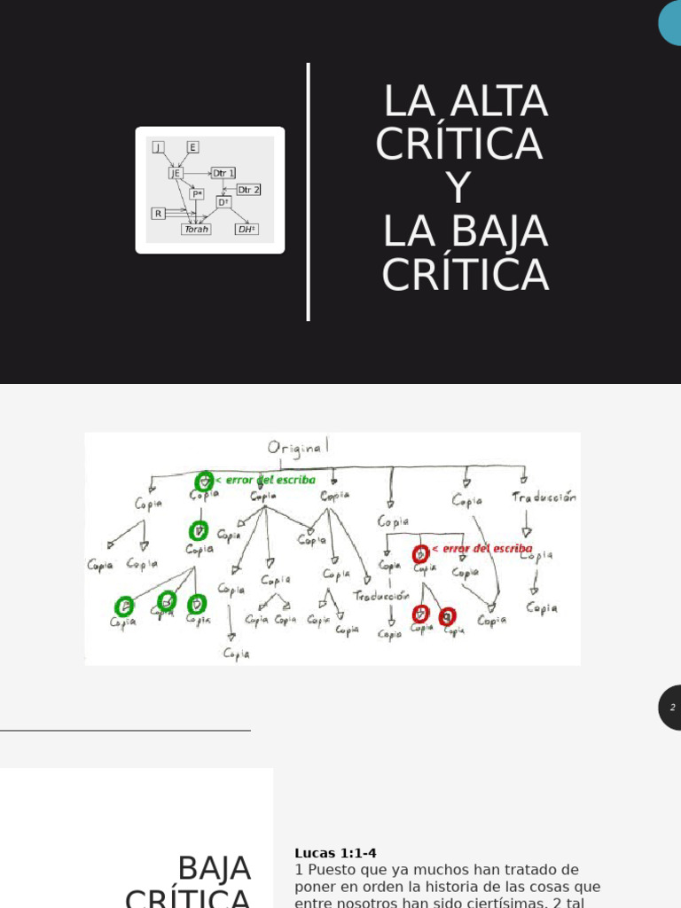 La alta y baja crítica | PDF