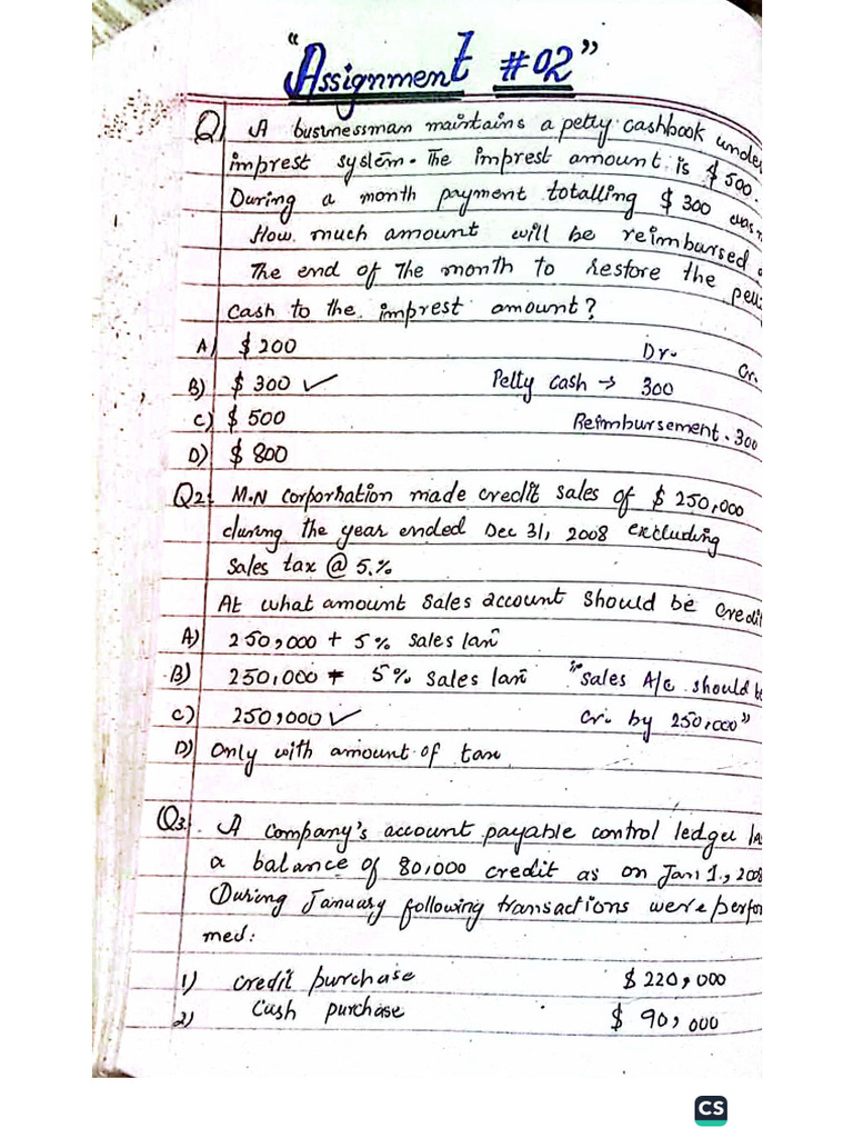 Accounting Answers | PDF