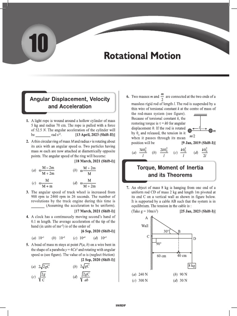 Rotational Motion | PDF