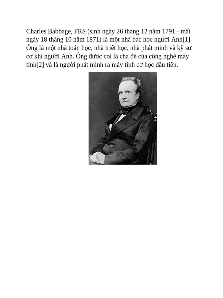 Charles Babbage | PDF