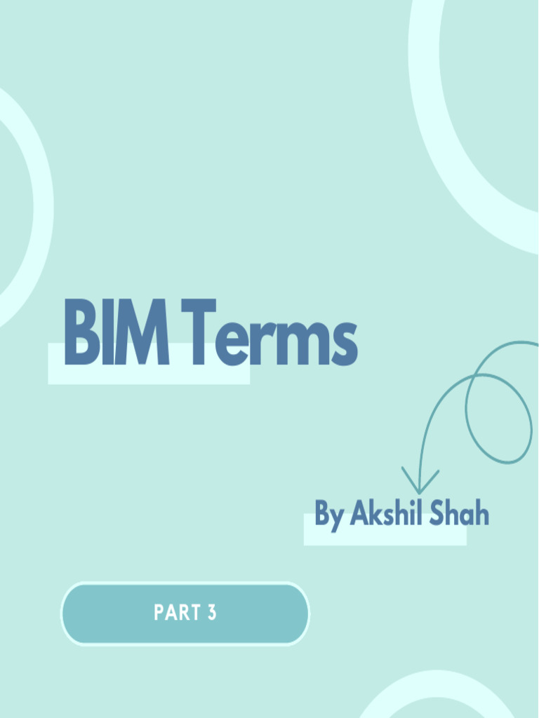 BIM Terms | PDF | Building Information Modeling | Information