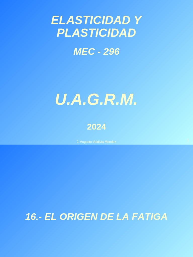 Fatiga del Material: Causas y Prevención | PDF | Fatiga (material ...