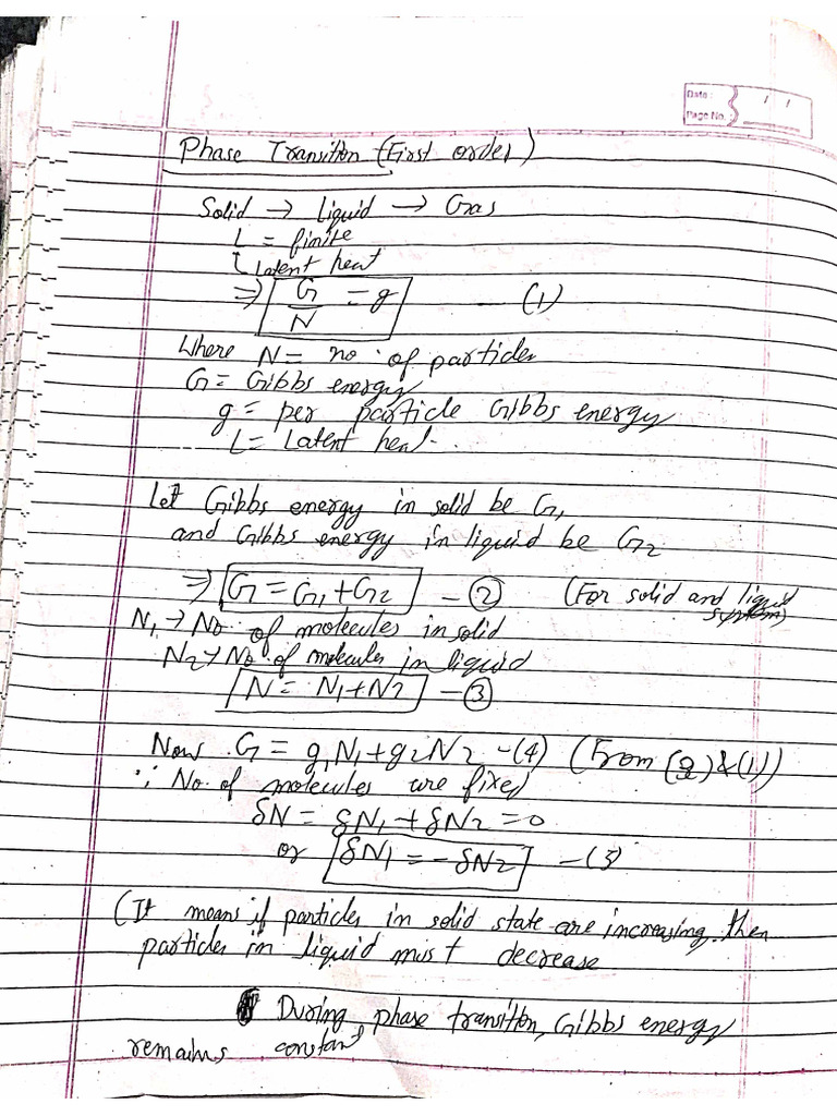 Phase Transition and Ehrenfest Equation of Second Order Phase ...