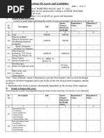 Assets and Liabilities Declaration Form (1) | PDF | Private Sector ...