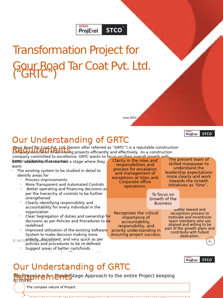 GRTC Transformation Project Overview | PDF | Procurement | Inventory