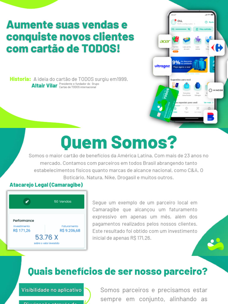 Cartão de TODOS: Benefícios e Parcerias | PDF