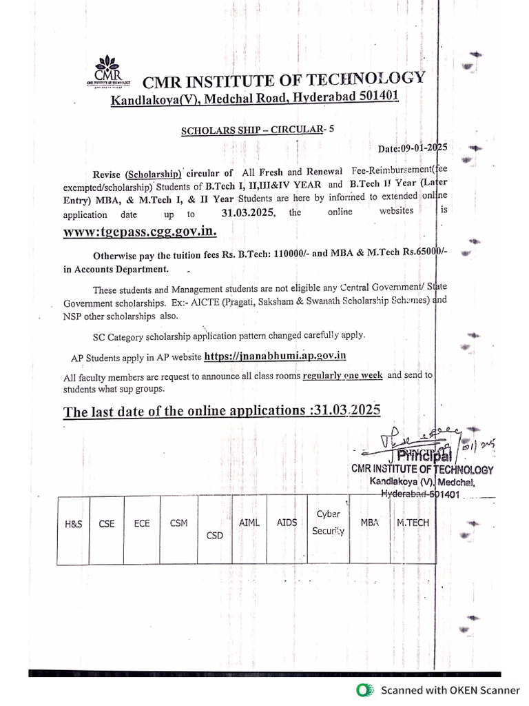 Scholars Ship - Circular - 5 | PDF