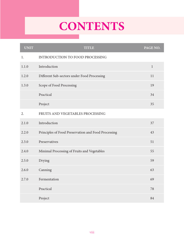 Introduction to Food Processing | PDF | Food Preservation | Vegetables
