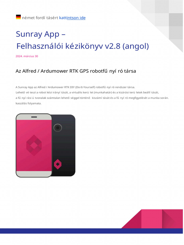 Sunray Manual | PDF