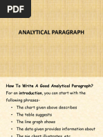 Key Phrases for Analytical Paragraphs | PDF