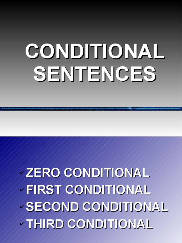 Presentacion Conditionals | PDF