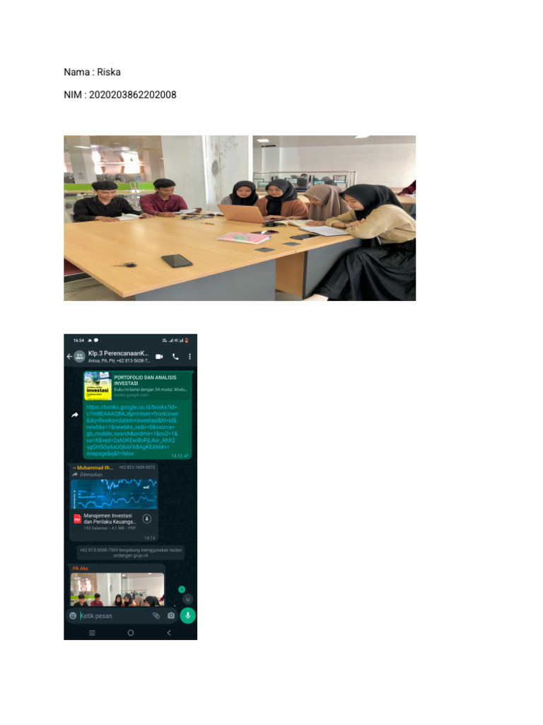 Resiko Dalam Investasi | PDF