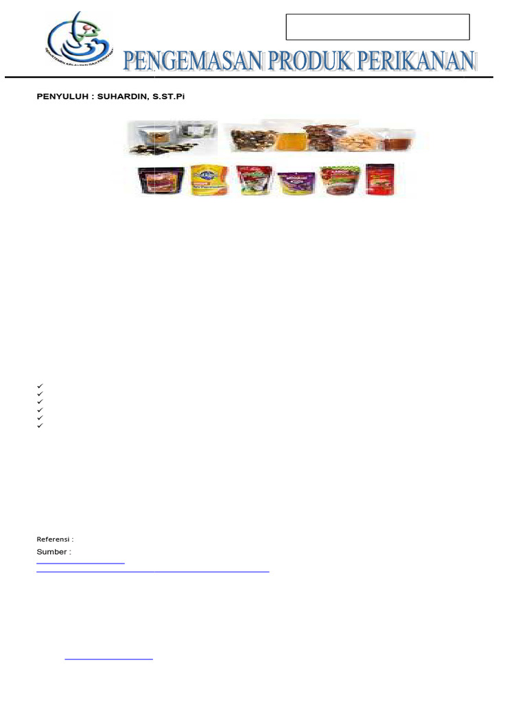 Pengemasan Produk Perikanan | PDF