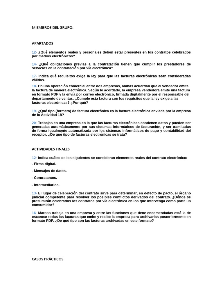 Actividad en Grupo 4 | PDF