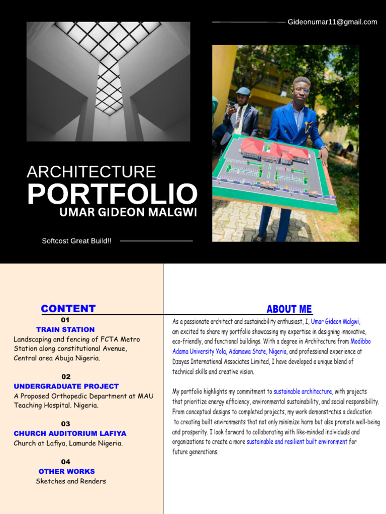 Portfolio Gideon Umar Malgwi | PDF | Sustainability | Economy And The Environment