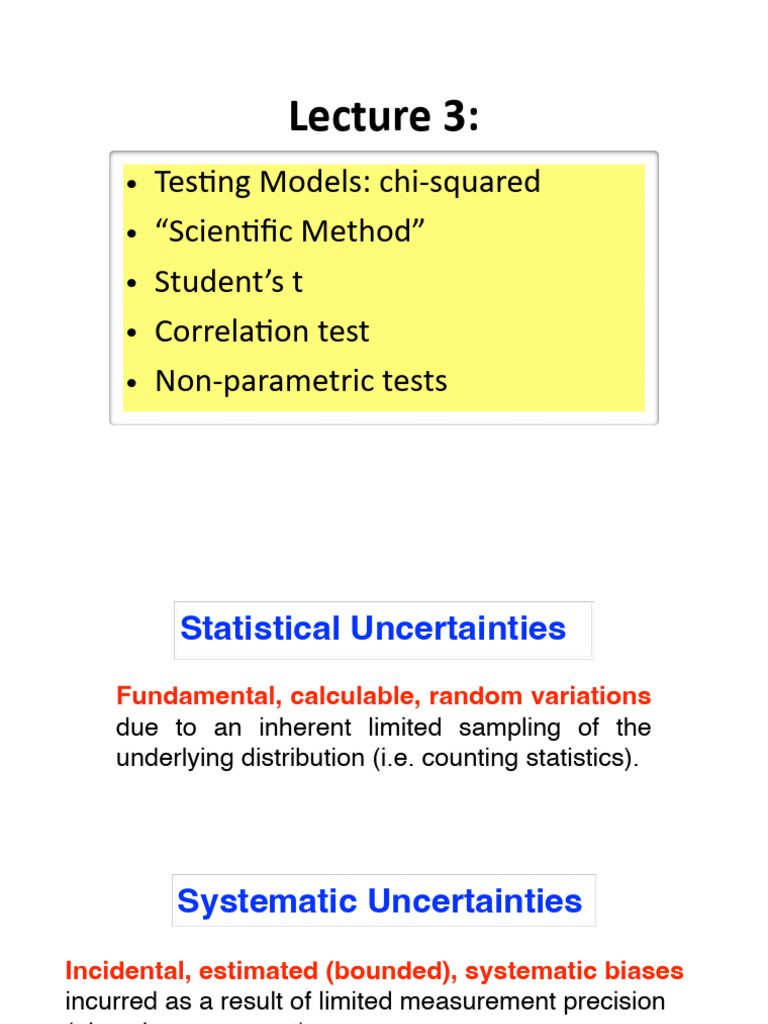 Grad Lecture 3 | PDF | Normal Distribution | Statistics Grad Lecture 3 | PDF | Normal Distribution | Statistics