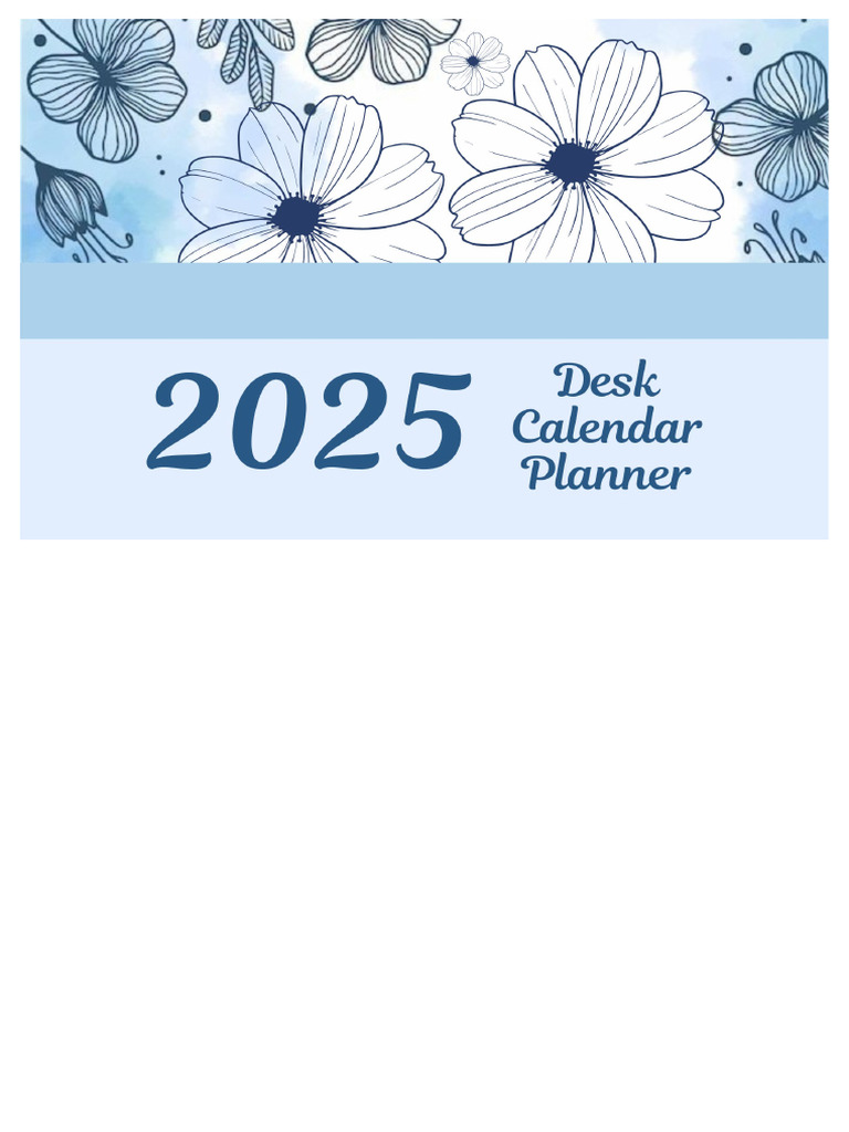 2025 Blue Flowers | PDF