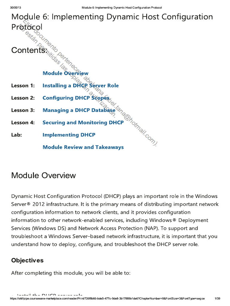 Implementing D... Configuration Protocol | PDF