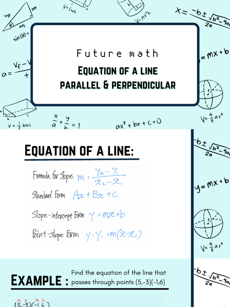 Interpreting Numerical Expressions Math Presentation in Light Blue Math ...