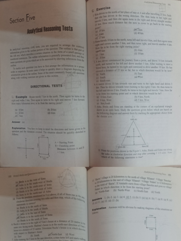 Analytical Reasoning Tests | PDF