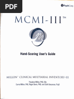 Steps For Scoring MCMI - 3 | PDF | Psychological Concepts | Abnormal ...