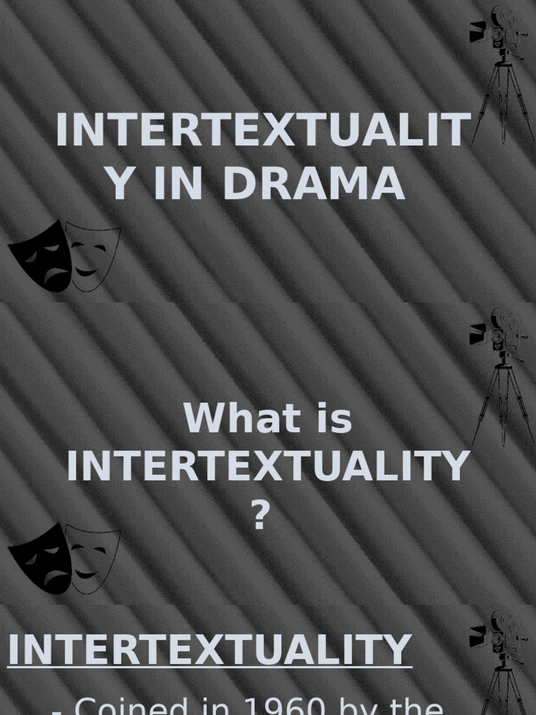 Intertextuality in Drama | PDF