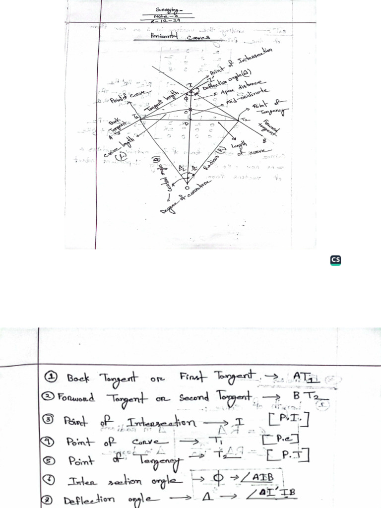 Surveying Note - 3 | PDF