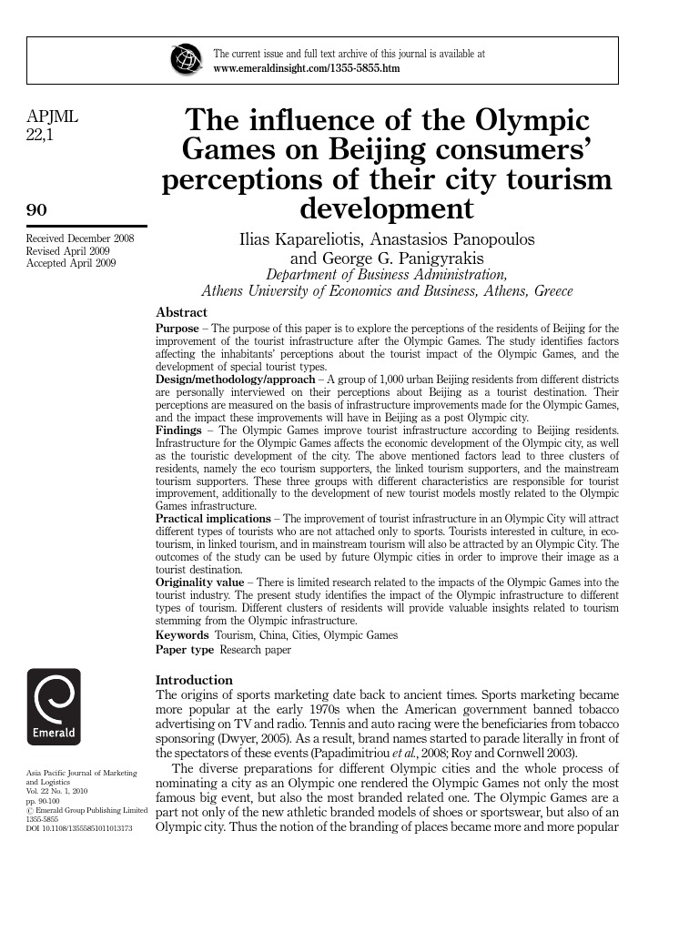 The Influence | PDF | Tourism | Factor Analysis