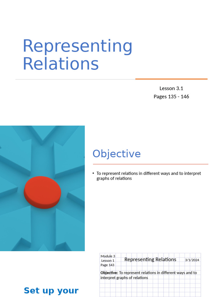 3.1 Representing Relations | PDF