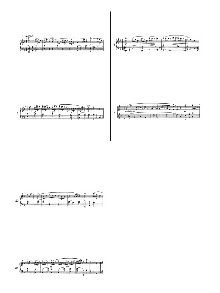 Haydn 9 Menuet 2024 Print | PDF