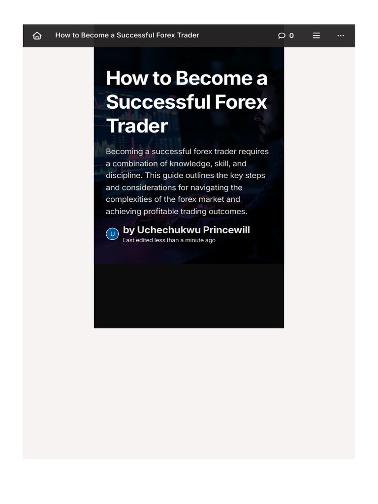 Forex Trading Success Guide | PDF | Foreign Exchange Market | Technical ...