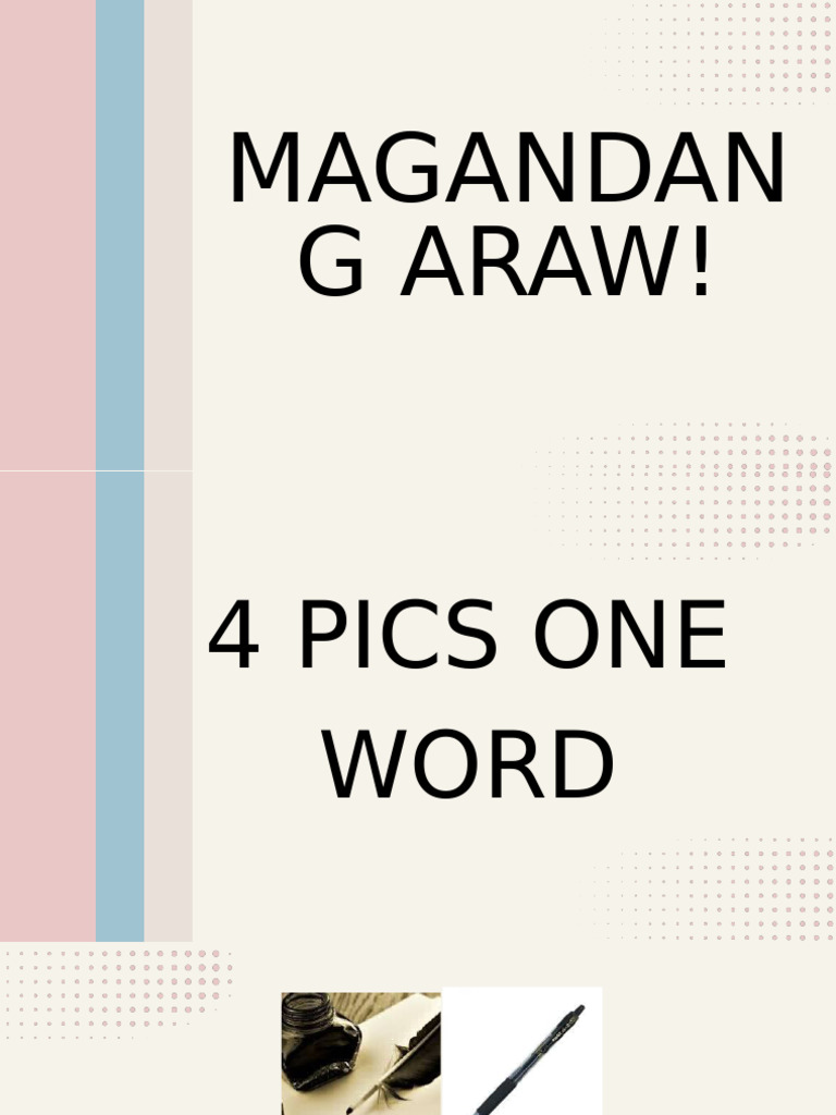 Magandan G Araw! | PDF