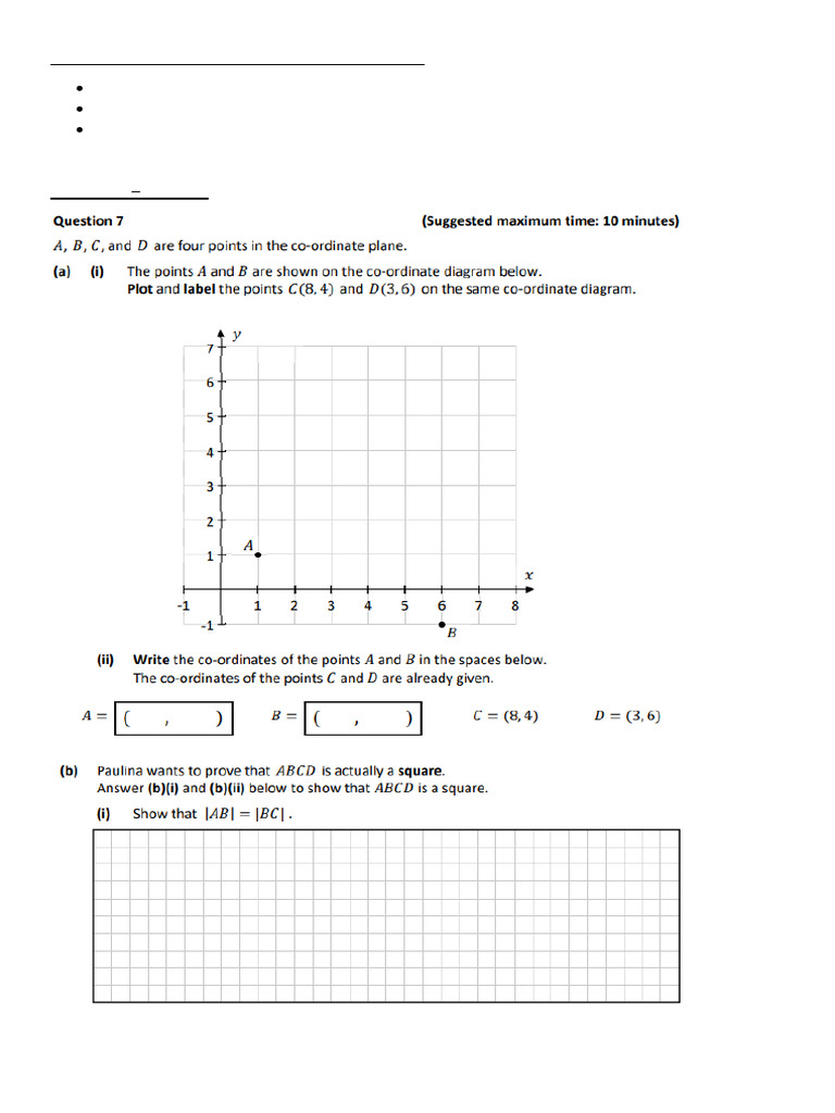 2nd Year Geometry Revision Exam Guide | PDF