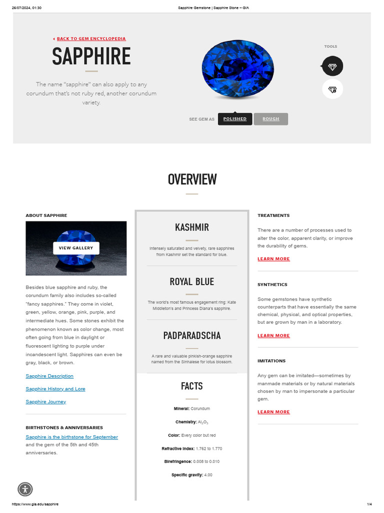 Understanding Sapphire Varieties and Colors | PDF | Gemstone | Mineralogy
