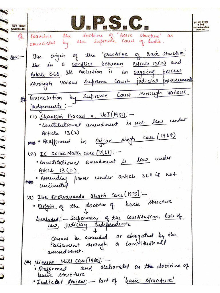 Krishan Kant - Basic Structure Doctrine | PDF