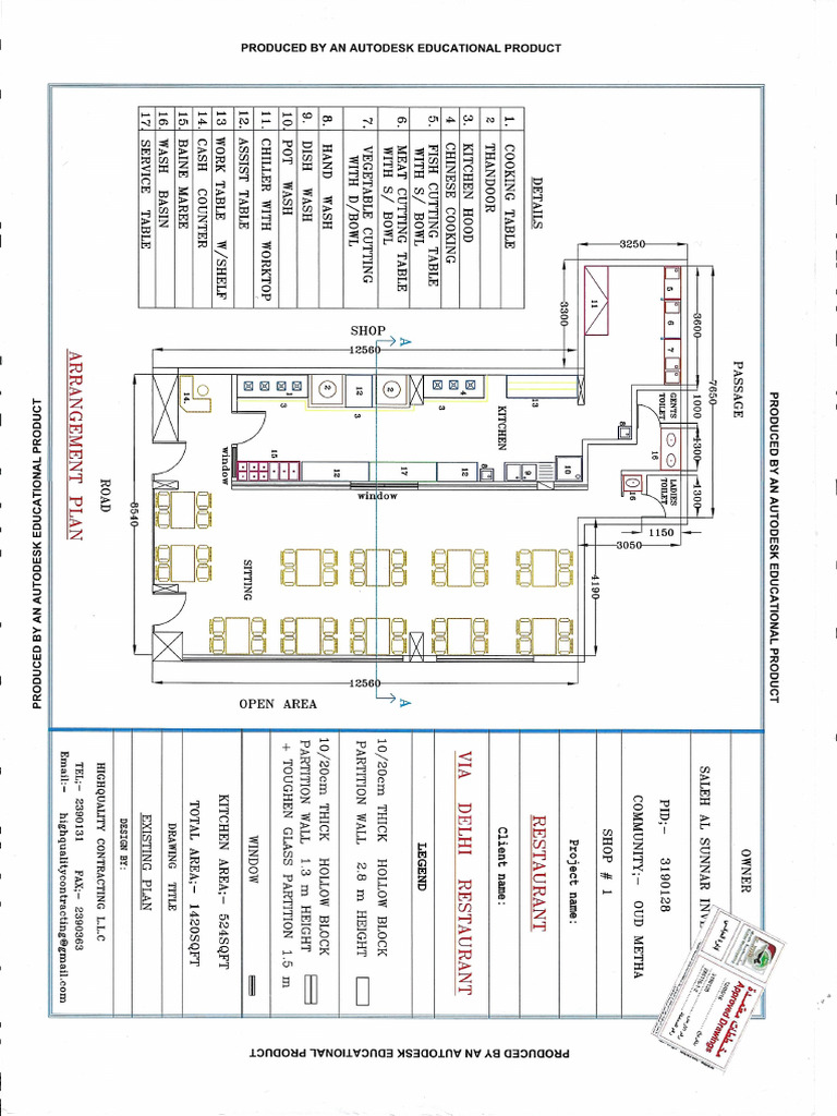 Via Delhi Kitchen Layout | PDF