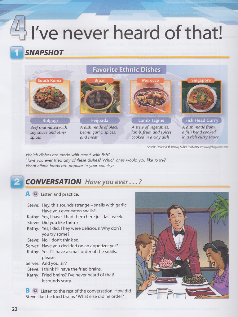 (SB) Interchange 2 - Unit 4 - Lesson 1 | PDF