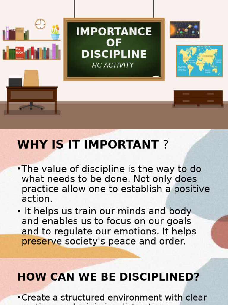 Importance of Discipline | PDF