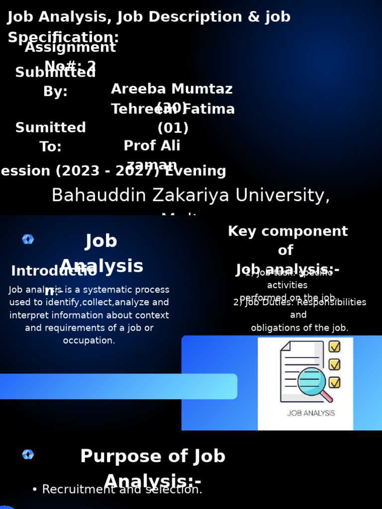Job Analysis and Description Guide | PDF | Recruitment | Social Psychology