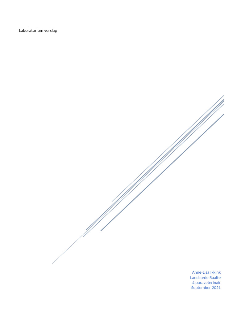 laboratorium verslag | PDF