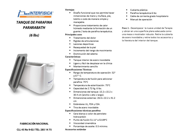 Guia Rapida de Uso Tanque Parabath | PDF | Tanques | Acero