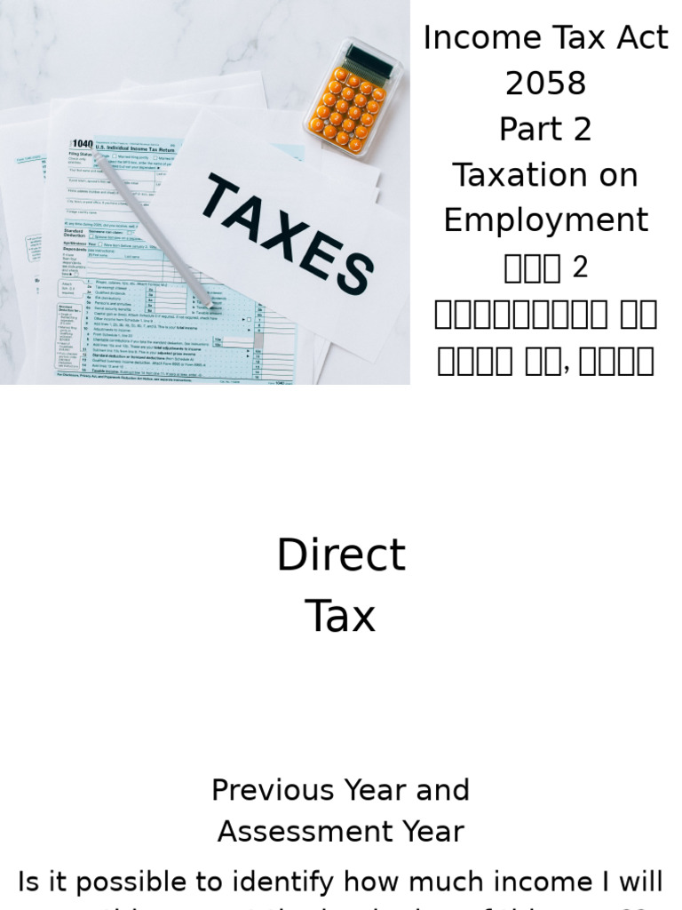 Tax From Employment | PDF | Taxes | Income Tax
