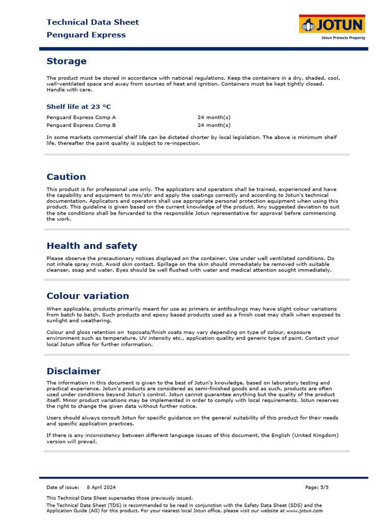 Painting TDS | PDF | Paint