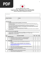 Japan Visa Document Checklist | PDF | Passport | Travel Visa