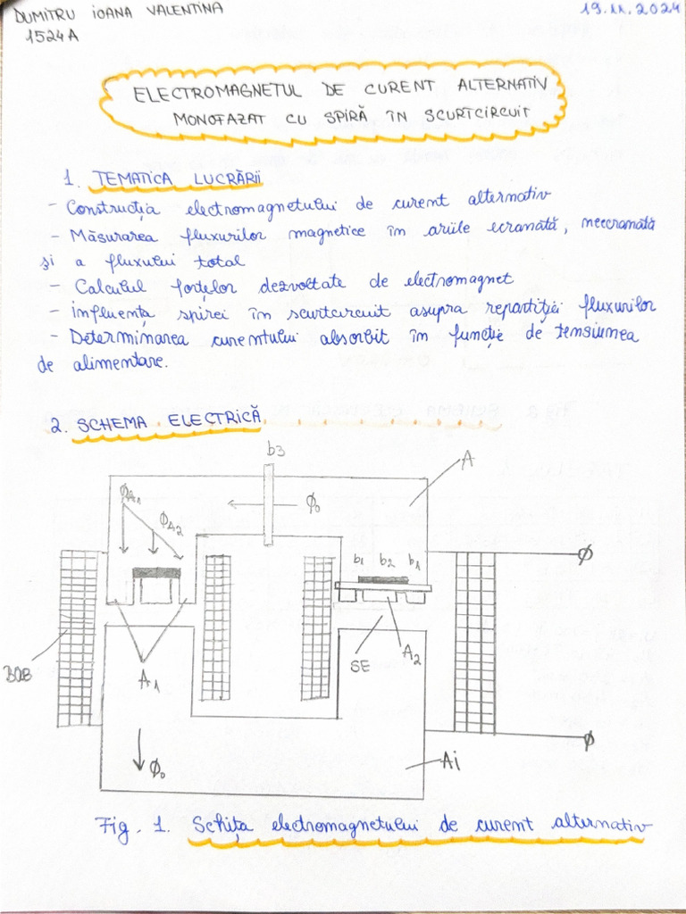 Electromagnetul de Curent Alternativ | PDF
