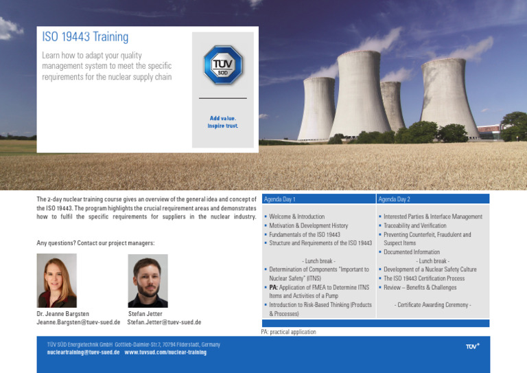 Training ISO 19443 - 2020 - v3 | PDF